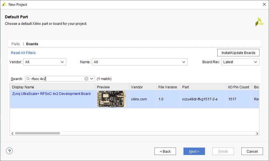 RFSoC 4x2 Board Files and BSP | RFSoC-PYNQ